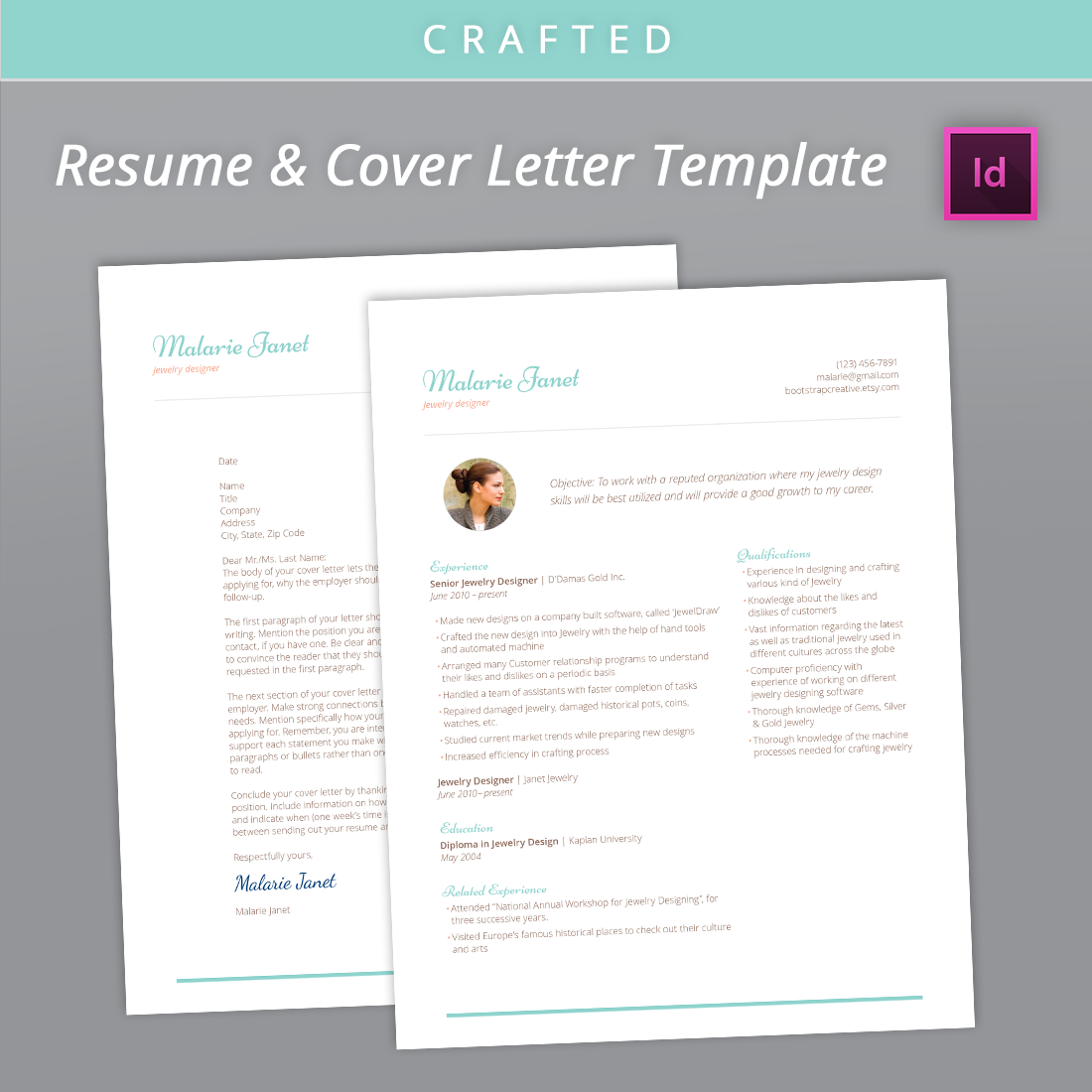 Indesign Letter Template ~ Resume Letter