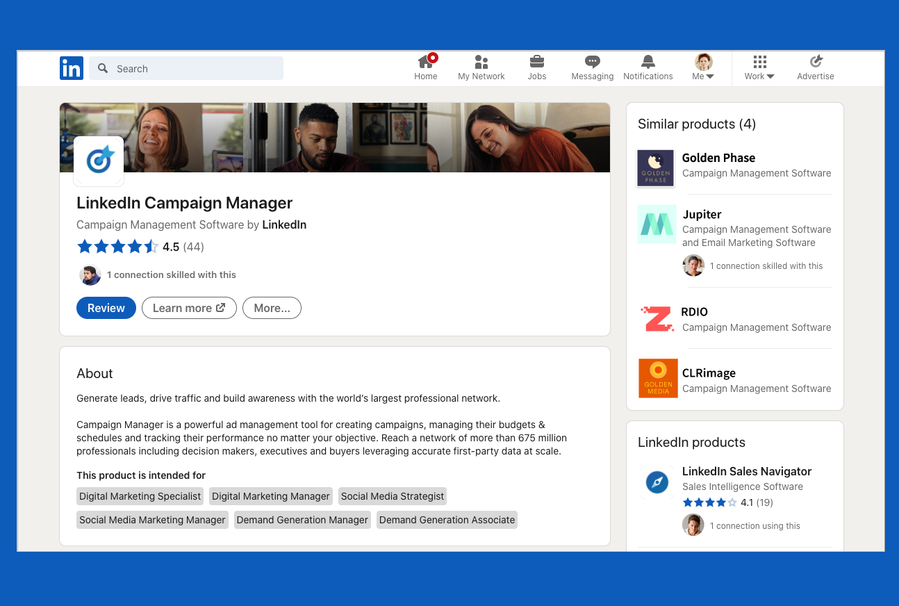 LinkedIn Adds New Tab To Interface For Businesses and Brands
