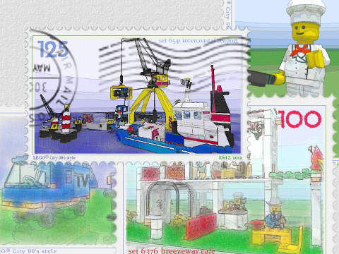 LEGO Rendering: LEGO Stamps