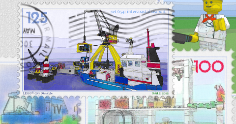 LEGO Rendering: LEGO Stamps