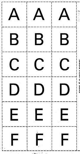 Cartela de letras móveis para formar palavras!-ESPAÇO EDUCAR