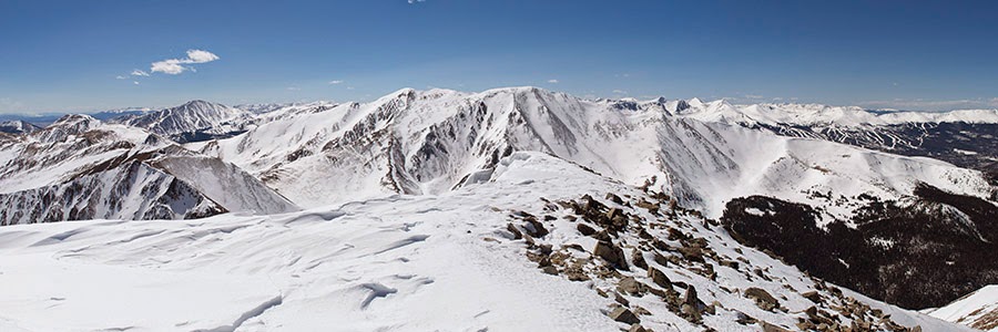 14er Art : Early Spring Summit - Mt. Guyot