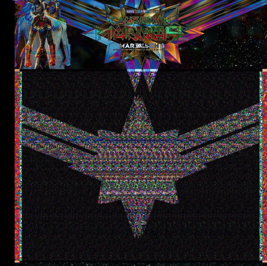 Captain Marvel: How To See the Magic Eye Posters - The Geek Twins