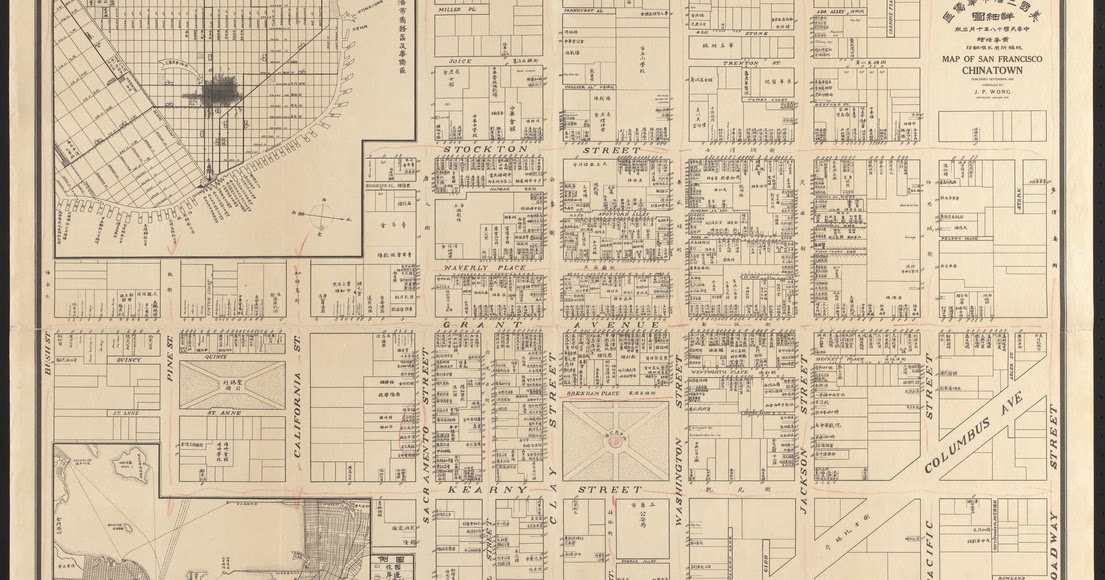 Map of the Week: Chinatown San Francisco