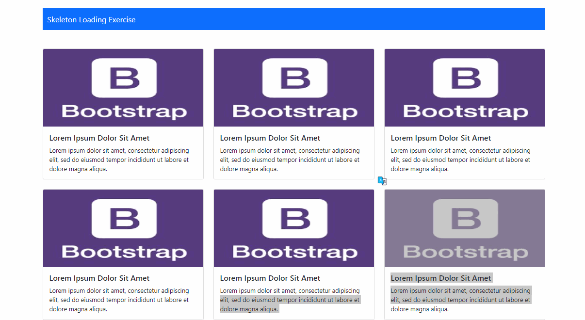 Cara Membuat Skeleton Loading Seperti Tokopedia dengan Bootstrap, php ...