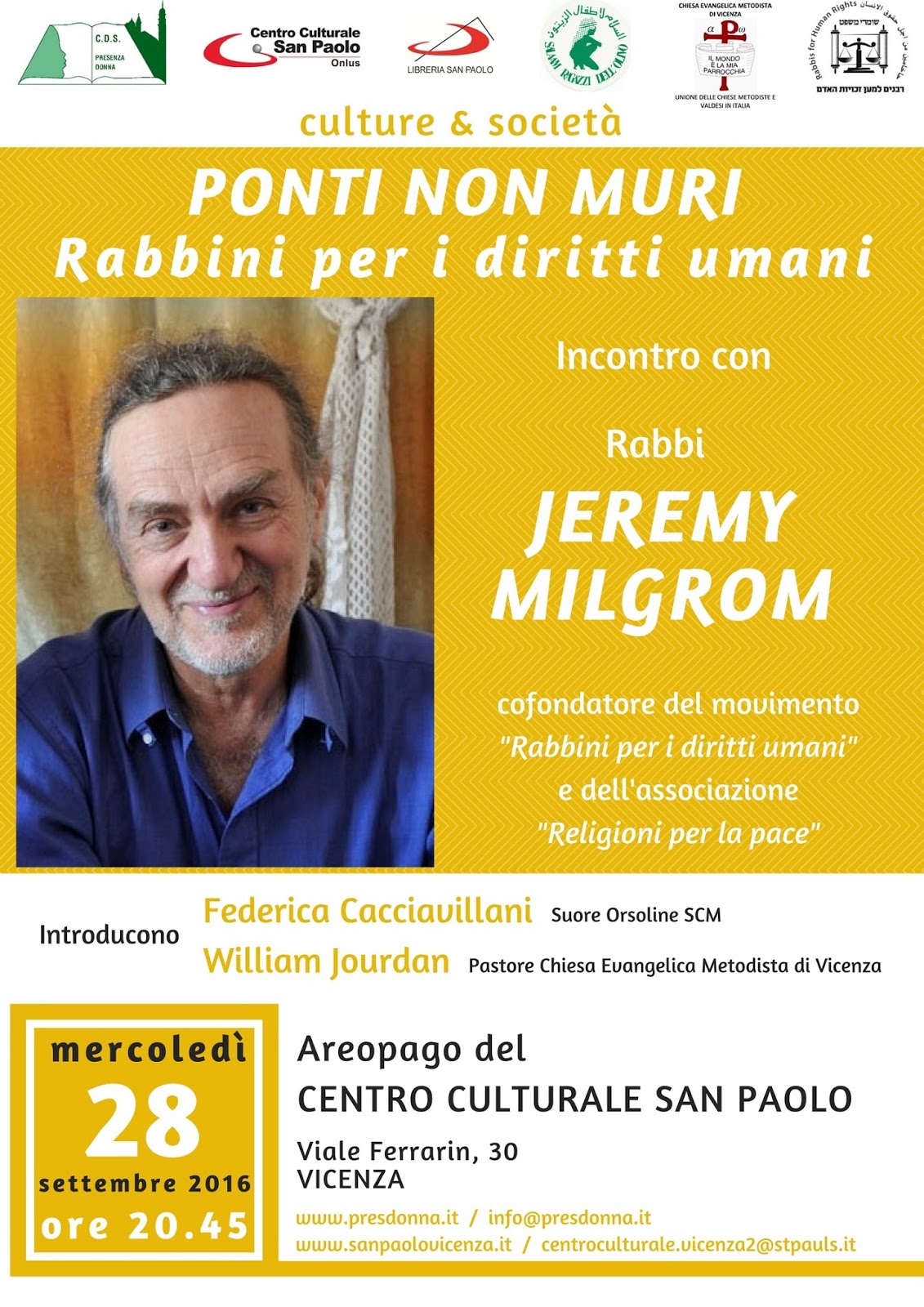 pastorale sociale Vicenza: “Ponti non muri”: il 28 settembre l’incontro ...