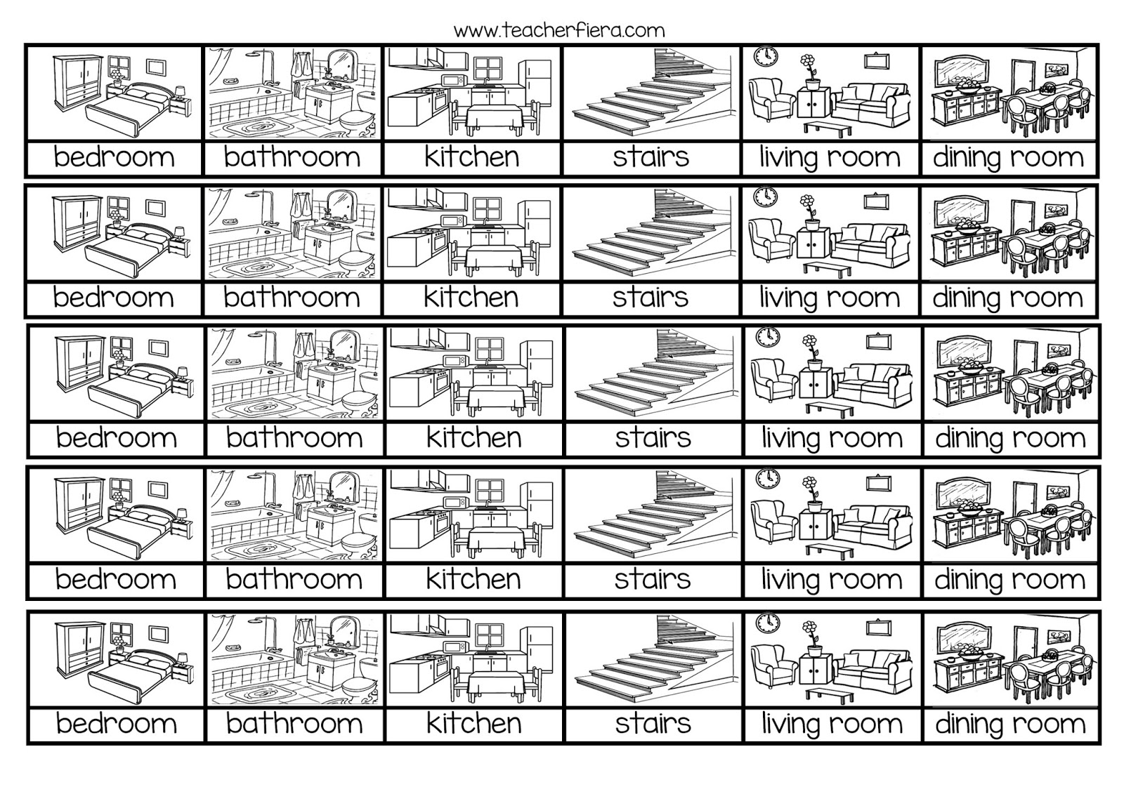 teacherfiera.com: YEAR 1 & 2 VOCAB STRIPS