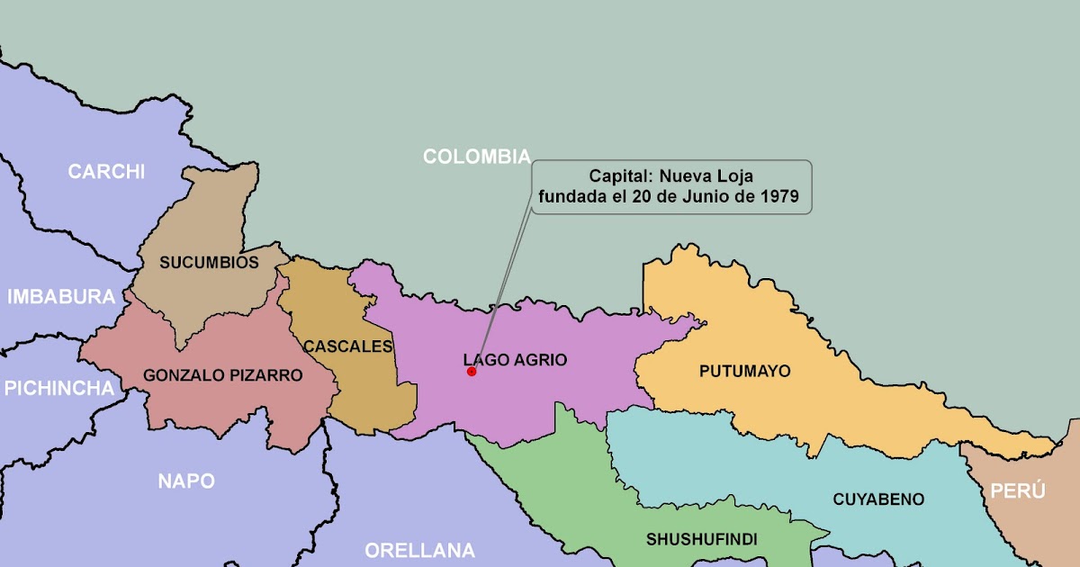 LUGAR ~ CANTON LAGO AGRIO - CIUDAD NUEVA LOJA