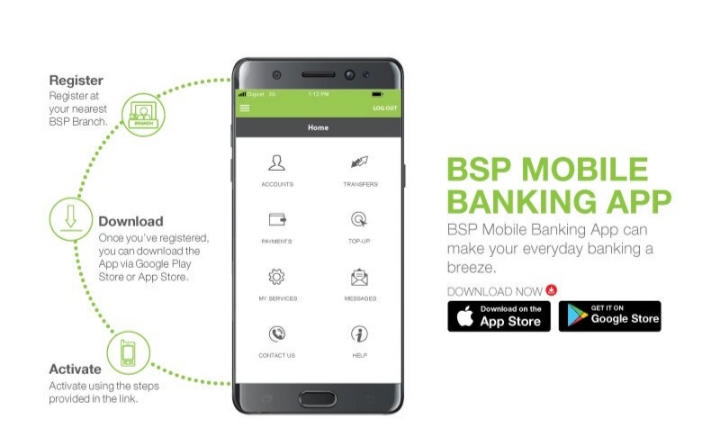 How To Register For Bsp Mobile Banking App - CURLY THINK