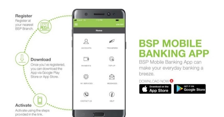 How To Register For Bsp Mobile Banking App - CURLY THINK