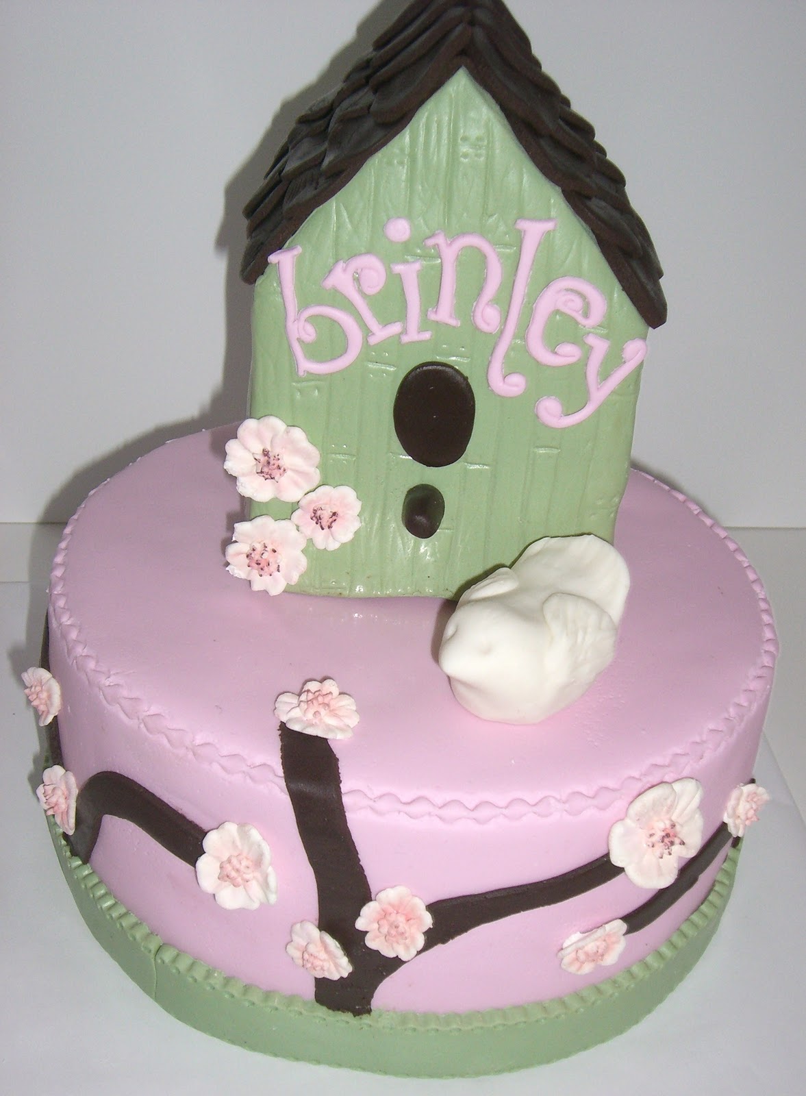 SAB Cakes!: Bird House Baby Shower Cake!
