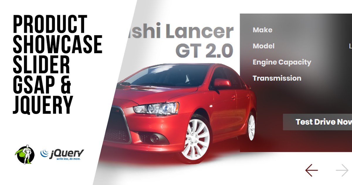 Product Gallery Showcase Slider Concept Html Css Javascript Jquery Gsap Speed Coding