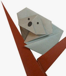 Koala - Easy Origami instructions For Kids