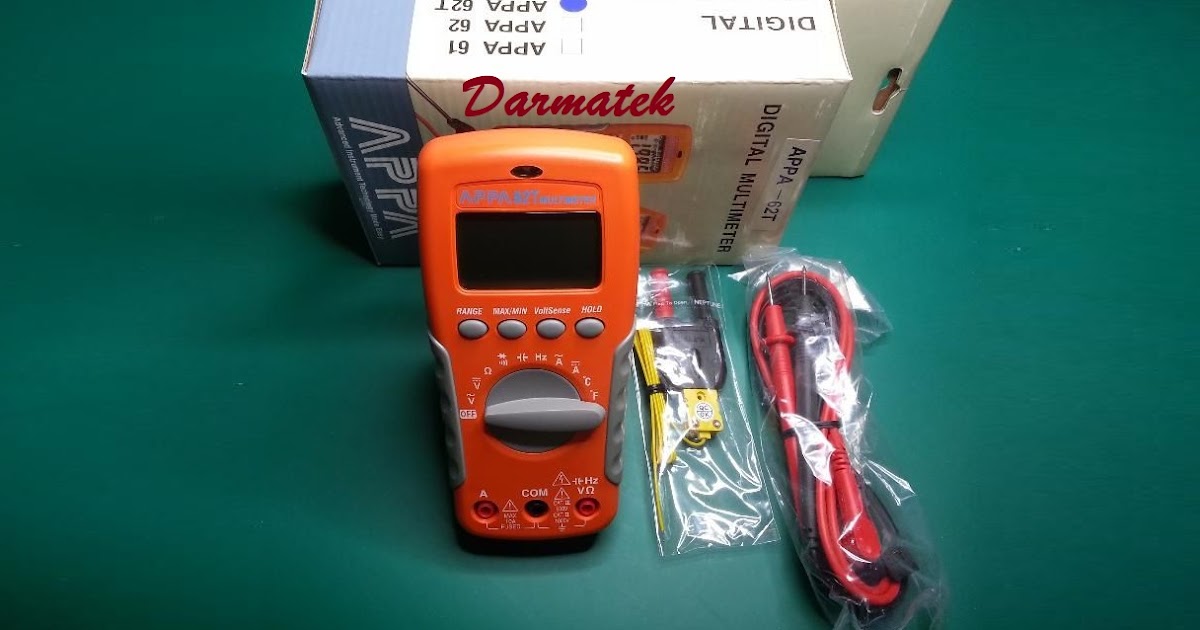 APPA 62T Digital Multimeter | Toko Darmatek Indonesia