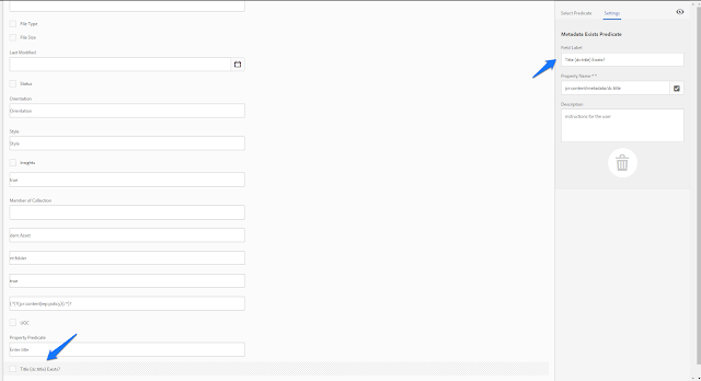 Experiencing Adobe Experience Manager Aem Cq Aem 65 Assets Admin Search Rail Predicate To