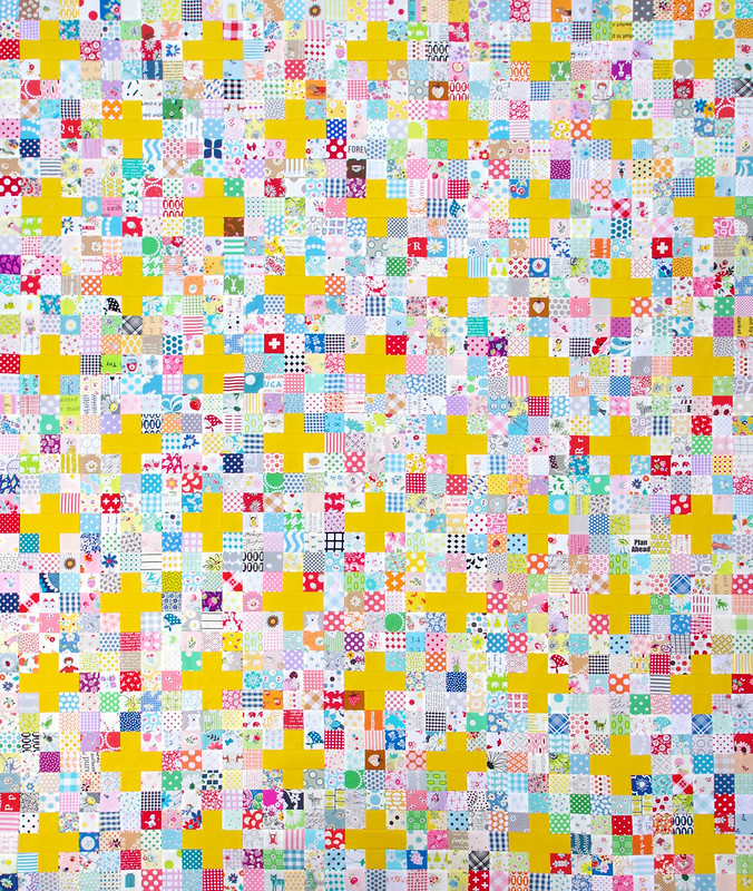 Red Pepper Quilts: Scrappy Cross Quilt and Tutorial