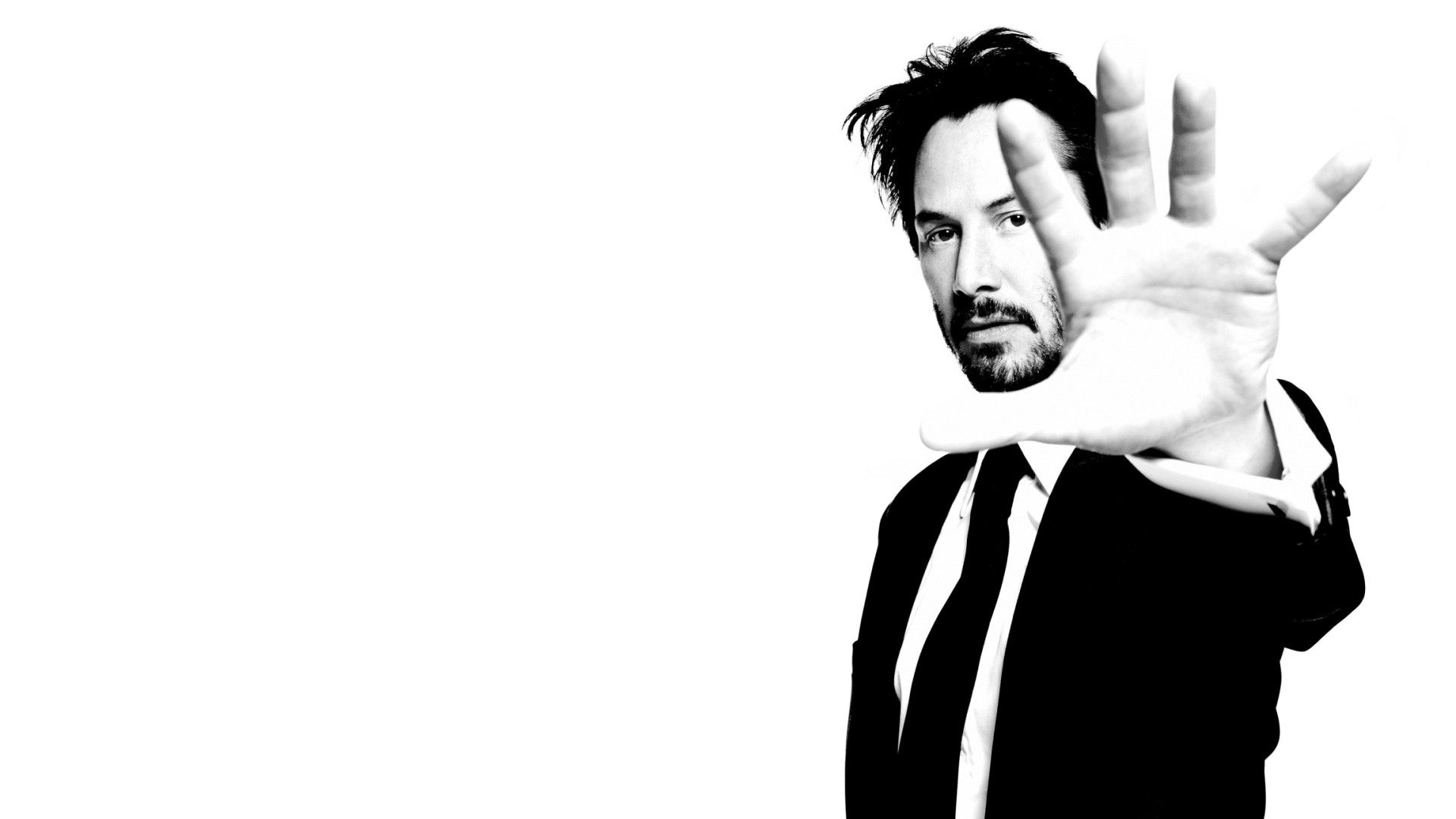 Keanu Reeves Black and White - High Definition Wallpapers - HD wallpapers
