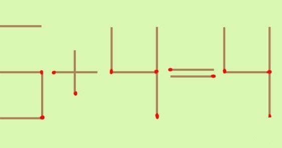 Correct the Equation By Only Moving One Matchstick? - with Answers ...