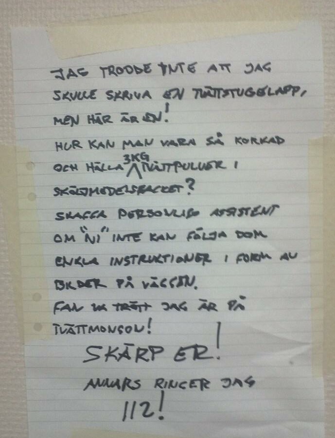 Skånegrabben i Malmö: Sjuk humor eller så är jag övertrött!!!!