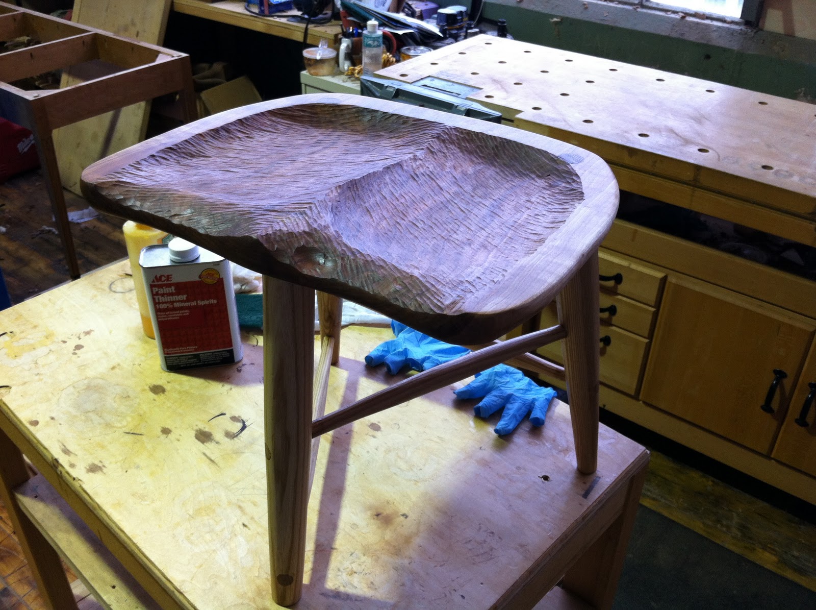 James Watriss: Simple Projects: 3-legged stool