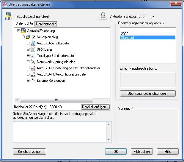 K.´s AutoCAD Blog: Dateiversandt mit eTransmit