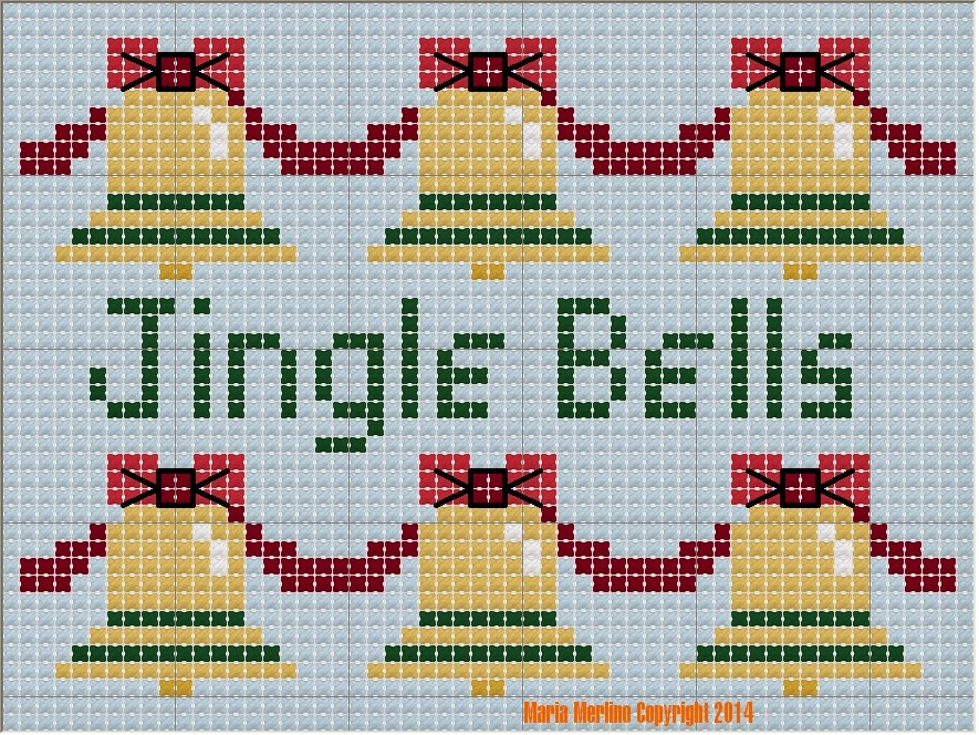 Color Charts and Tapestry by Maria Merlino: Jingle Bells