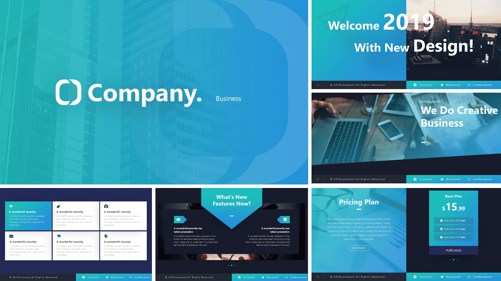 Company- Collection slides powerpoint in business | backgrounds powerpoint