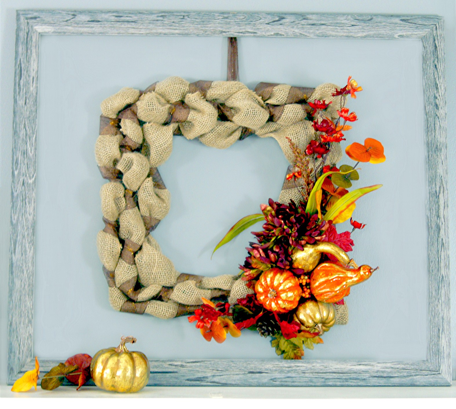 Fall Harvest Wreath & Centerpiece - The Scrap Shoppe