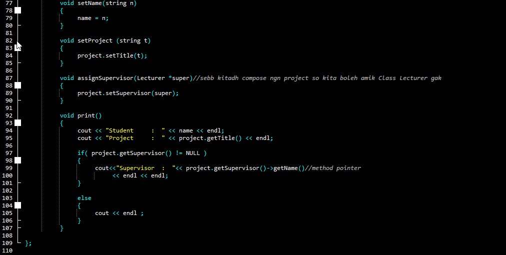 C++ Assignment (Aggregation,Association and Composition)