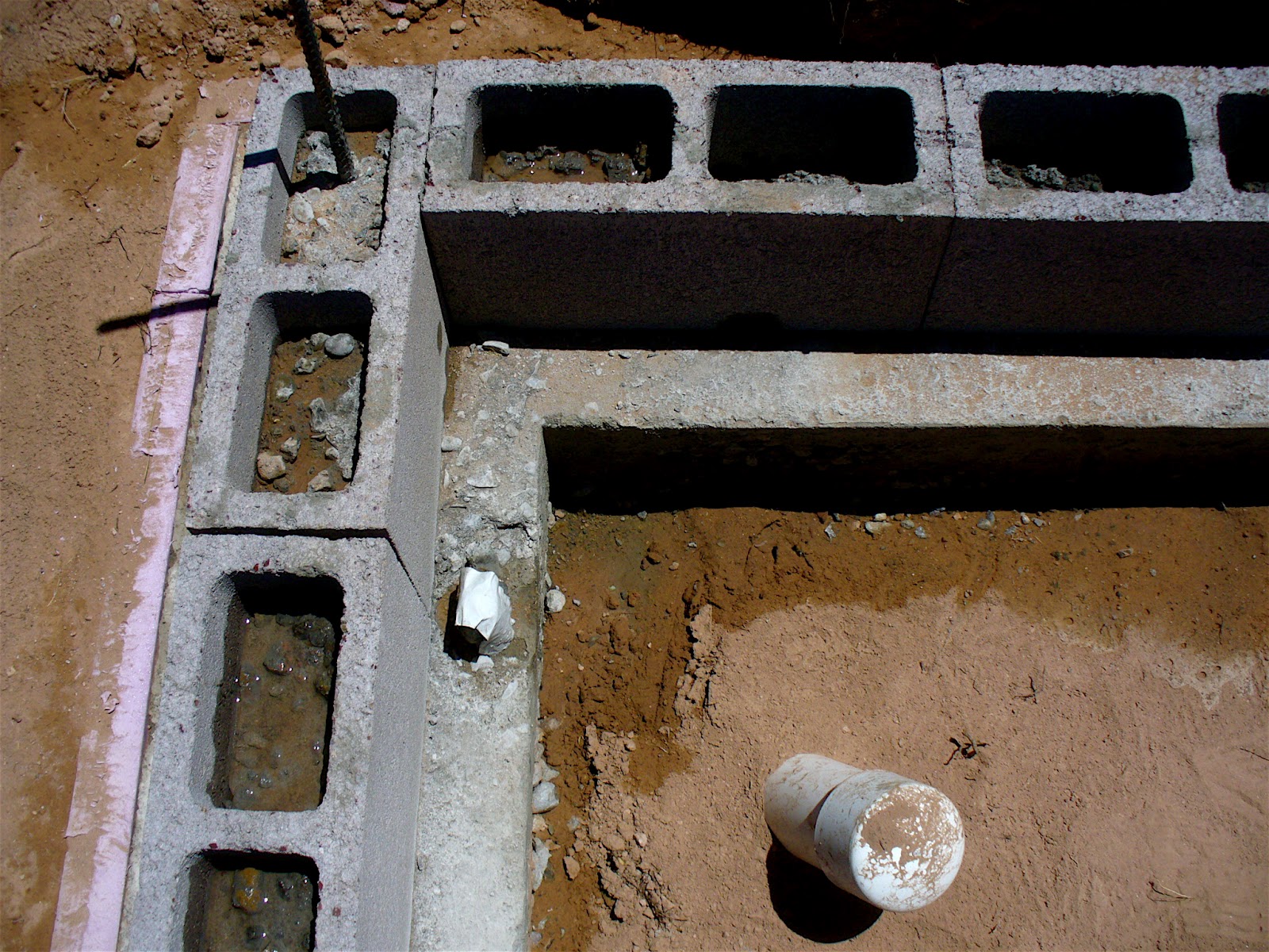 Alt. Build Blog: Building A Well House #1: Rubble Fill Foundation