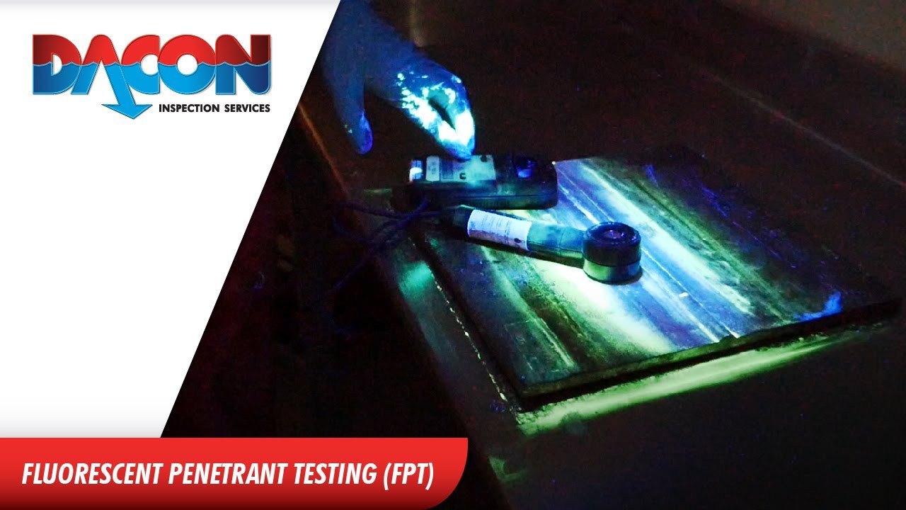 Fluorescent penetrant inspection