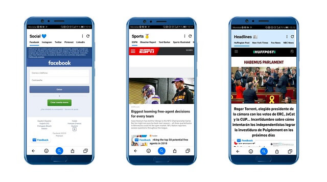 Check out Cake browser the fastest web browser for Android and iOS phones