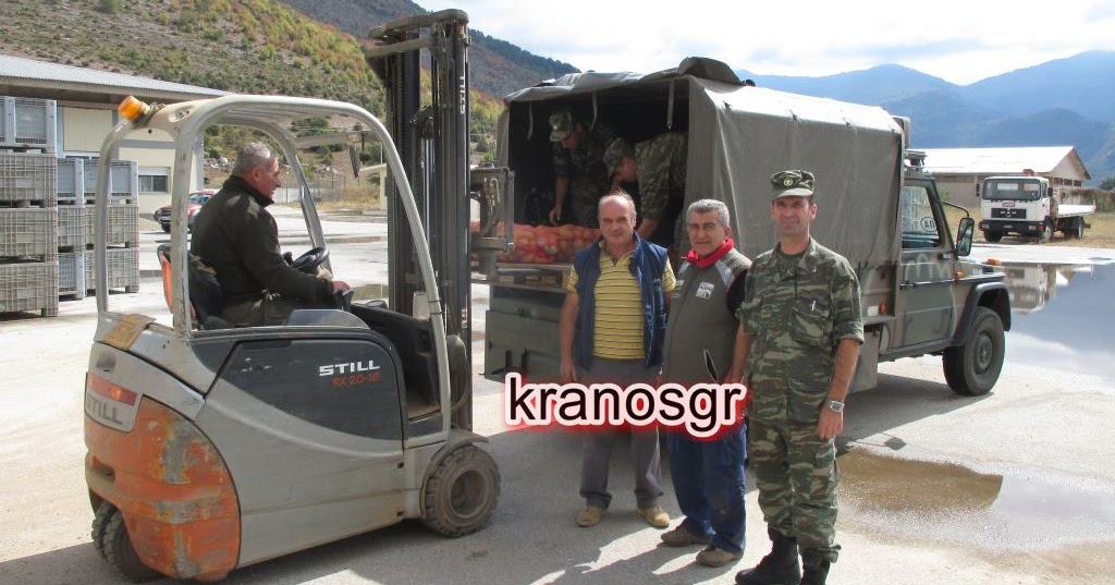 Στρατός και τοπική κοινωνία: Δωρεά μισό τόνος πατάτες Νευροκοπίου για το 518 Μ/Π ΤΠ | KRANOSGR