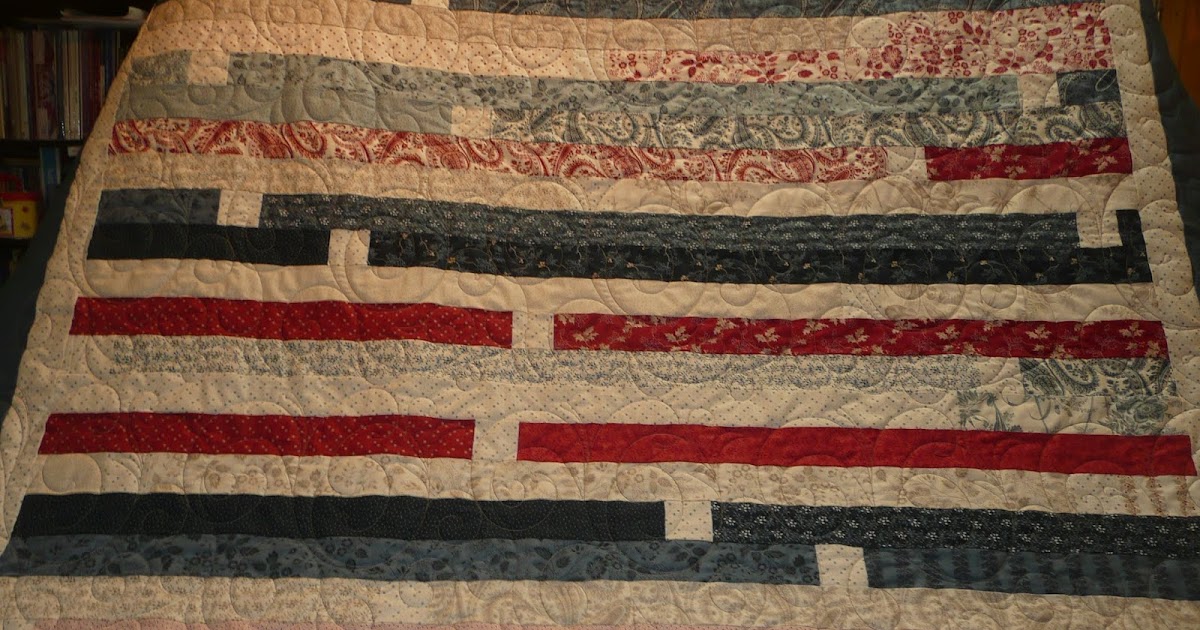 Acorn Ridge Quilting: Lin's Red, White and Blue Jelly Roll Quilt