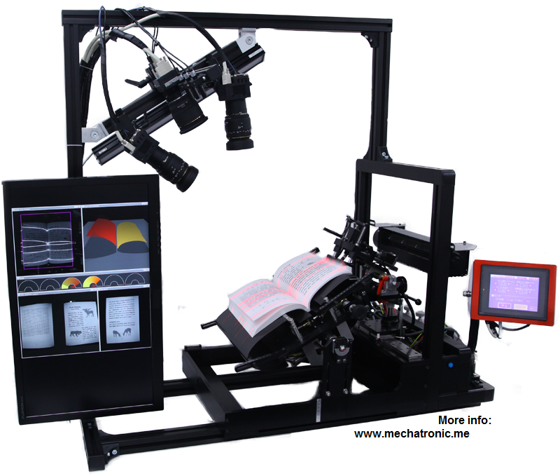 High Speed Book Flipping and Scanning - Mechatronics Engineering