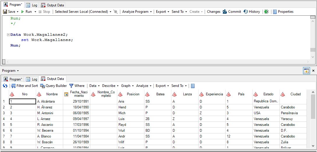 El Chamo SAS & SQL: ¿Qué es un Data Set SAS? ¿Cómo se crea un Data Set SAS?