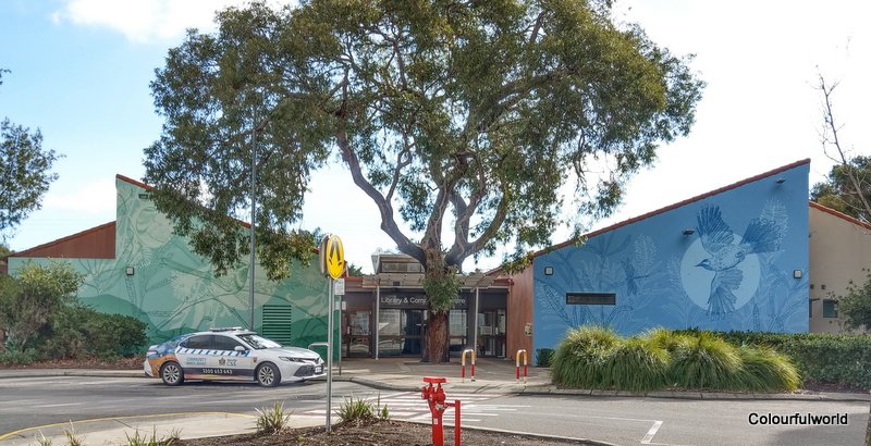 COLOURFULWORLD: Monday Mural - Bull Creek Library