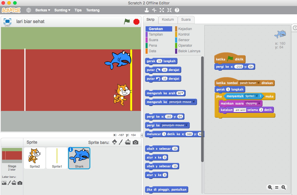 dasar-dasar membuat game di scratch