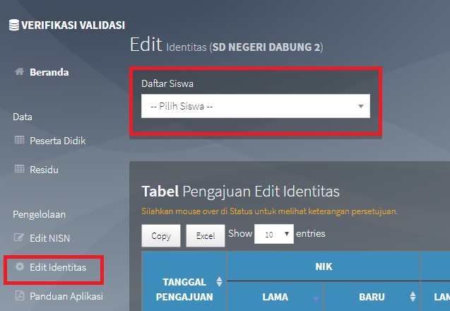 Cara Edit Data Siswa Di Verval Pd New 2019 Terbaru - denoksetiyni