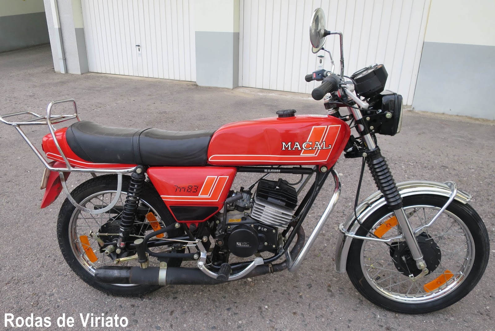 Motorizada Macal M83 com 3400 km - Oficina Moto & Restauro