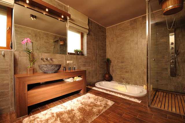 18 Knockout Ideas for Wooden Floor Showers