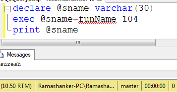 Stored procedure and Function in MS Sql Server | MY.NET Tutorials