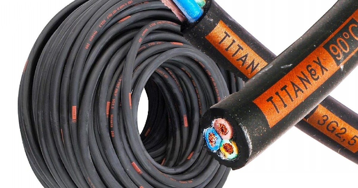 JAVA CABLE CENTER: KABEL TITANEX H07RNF 3X2,5mmsq (Original) Industrial ...