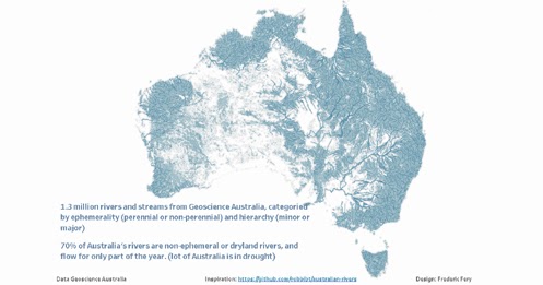Australian Rivers Map