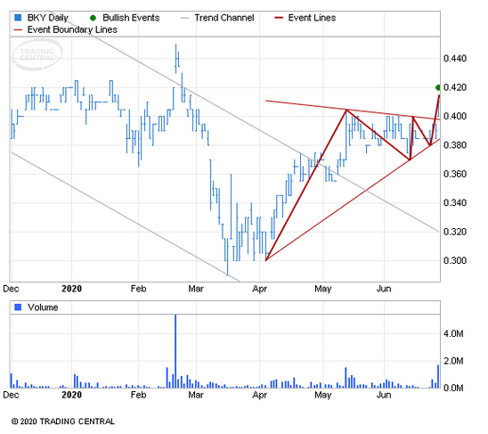 The Technical Dividends Investor: Avi-Tech - Bullish Bottom Triangle