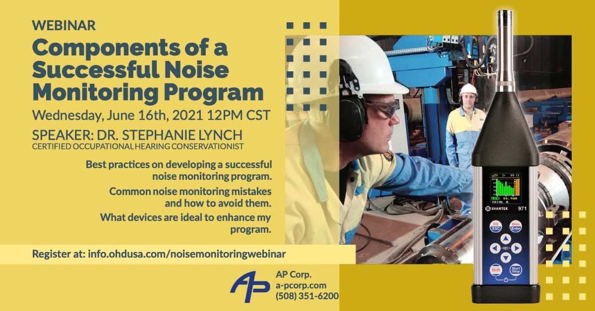 Webinar: Components of a Successful Noise Monitoring Program - June 16 ...