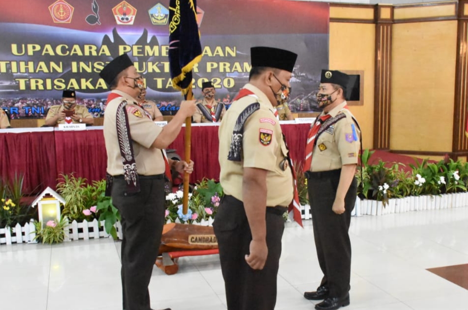 PASPRAGUNEDA: TNI Perkuat Pembinaan Tri Matra dengan Tri Saka Pramuka