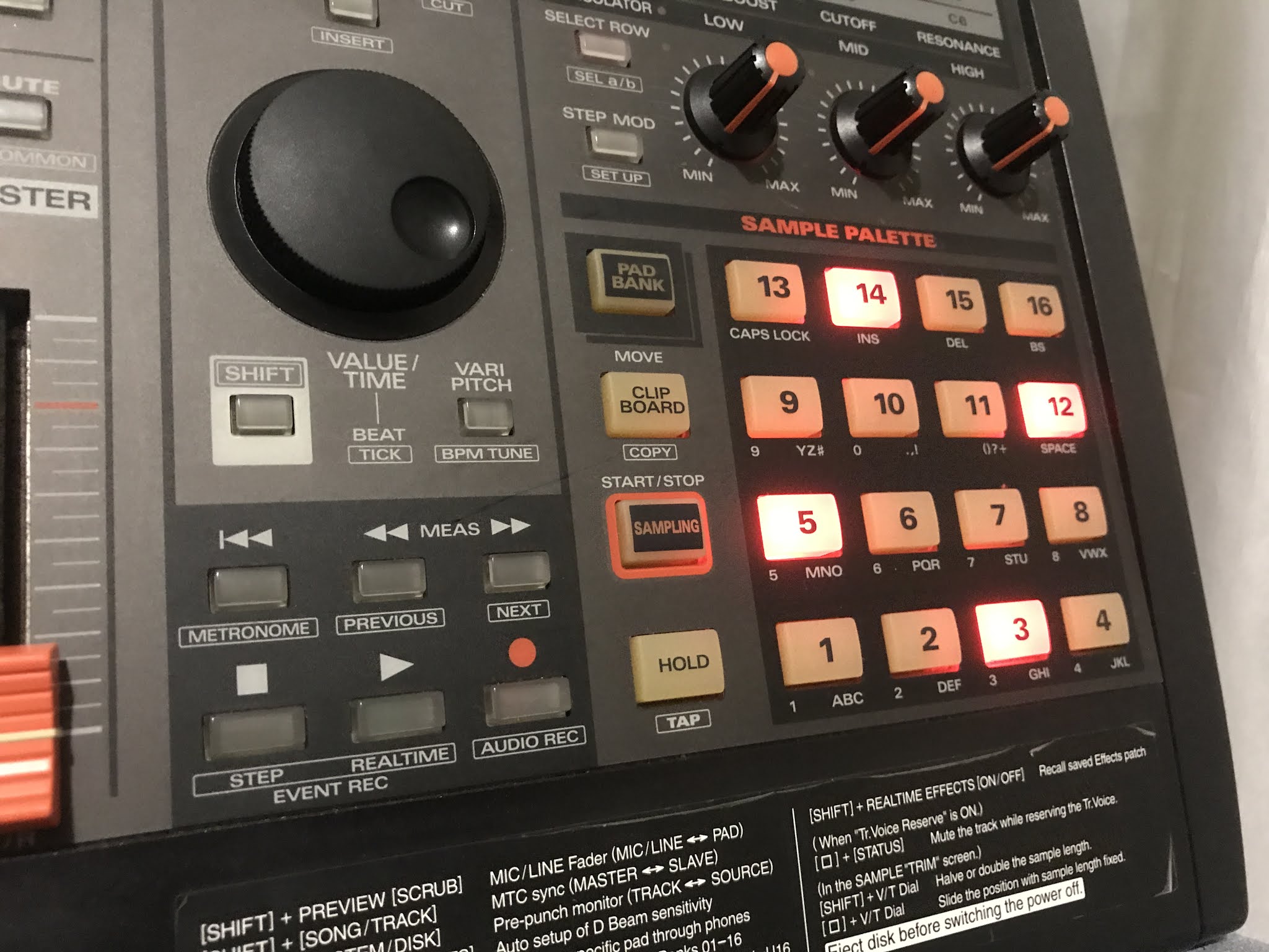 Infrequent Sound [sex.tex] technology: Roland SP-808 Groove Sampler ...