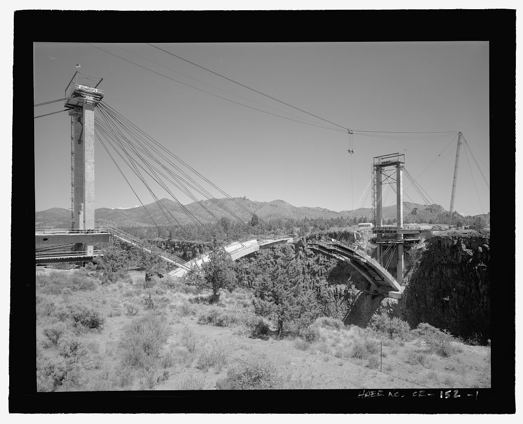Industrial History: Three Bridges over Crooked River Canyon near ...