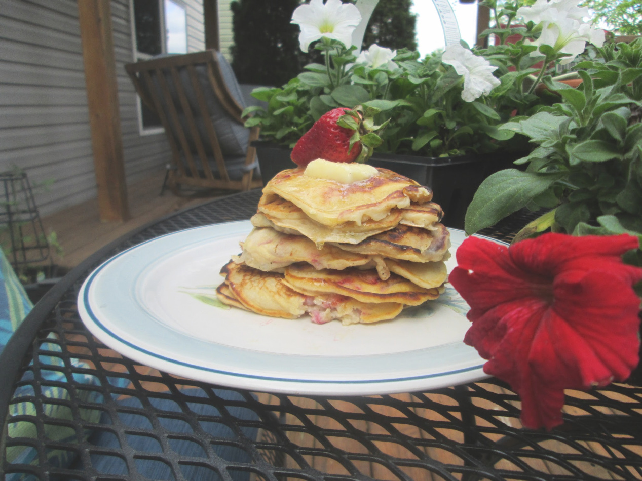 Strawberry Cheesecake Pancakes Recipe - Adventures of Kids Creative Chaos